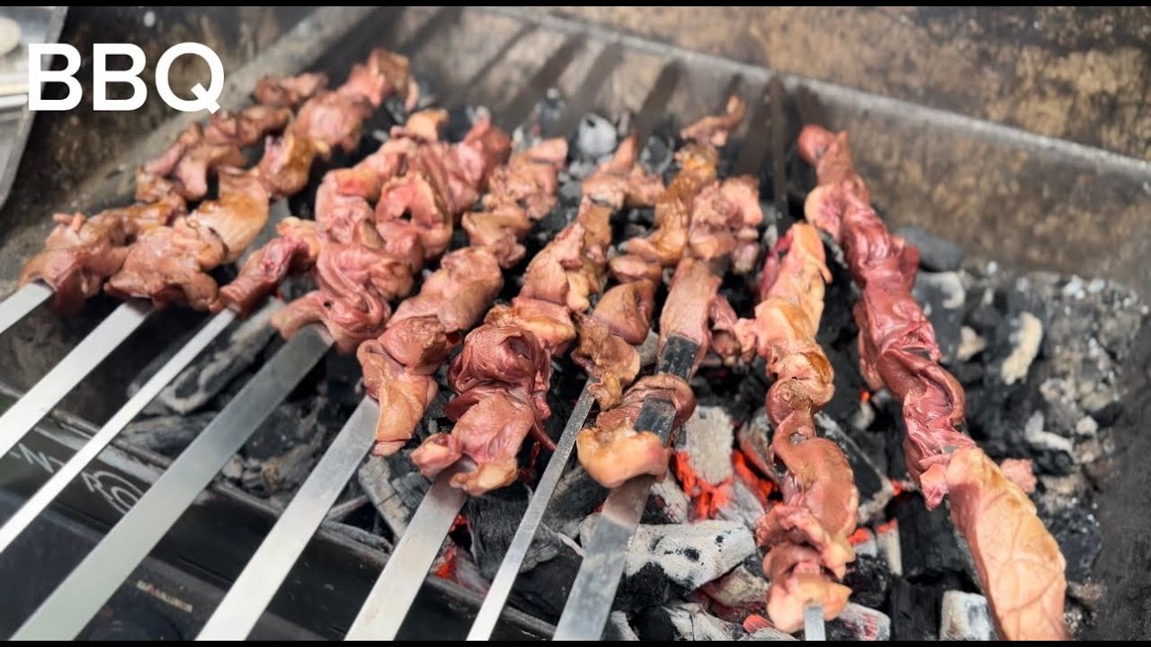 BBQ Lamb Liver in Nature | Cooking Outdoors | Perfect Grilled Recipe ...