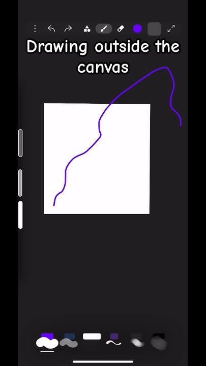 Drawing outside the canvas #original #drawing #digitalart #digital #art #draw #canvas #iartbook ...