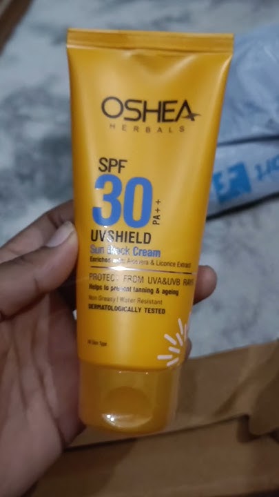 Oshea herbals spf 30 sunscreen from Flipkart #unboxingvideo #sunprotection #skincare - YouTube
