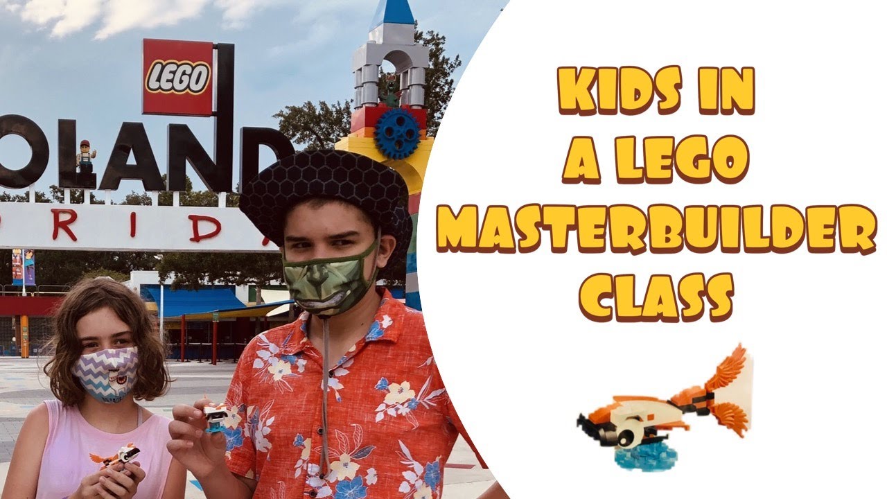 Kids build in a LEGO Masterbuilder Workshop at the LEGOLAND - YouTube