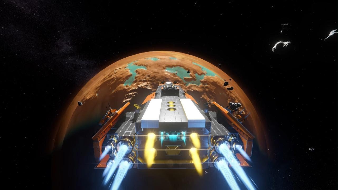 Space Engineers Landing on Titan - YouTube