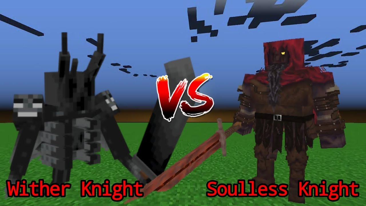 Wither Knight vs Soulless Knight | Minecraft Mob Battle - YouTube