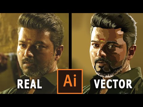 Thalapathy vijay | Vector Art | Illustrator | Portrait | Arun TM ...