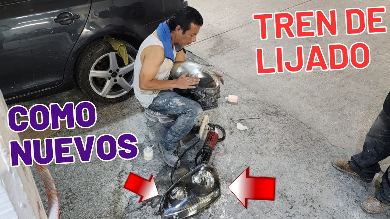 ¿CÓMO PULIR TUS FAROS QUEMADOS? ADIOS PRODUCTOS MILAGROSOS / Tutoriales Masters - YouTube
