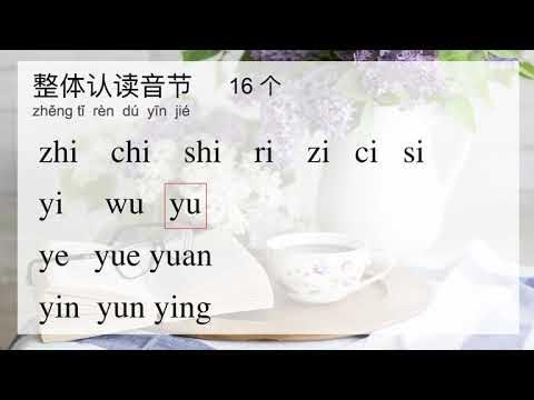 Pinyin Lesson three： Recognize and Read the Syllables as a Whole 整体认读音节 ...