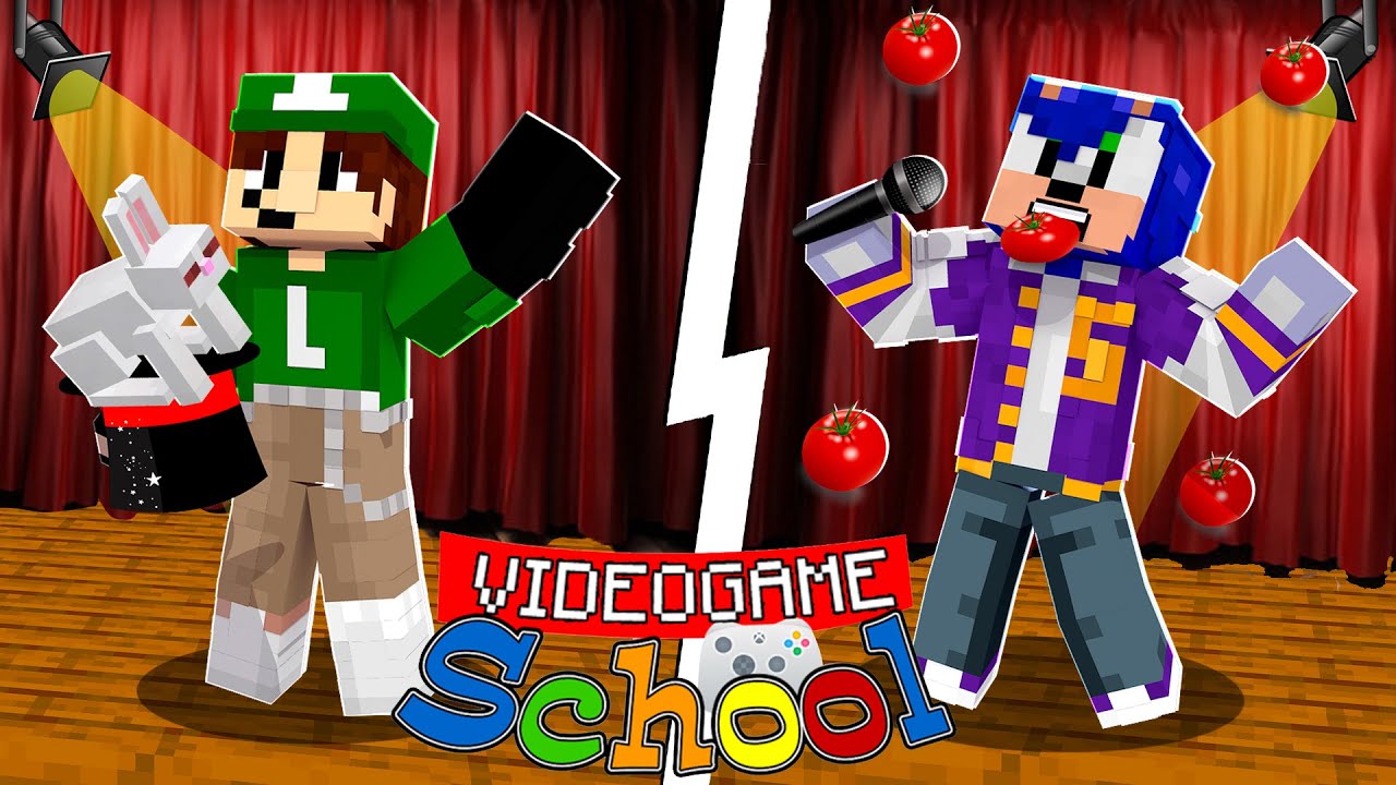 SCHOOL TALENT SHOW! [Ep.9] | Videogame School! | Minecraft - YouTube