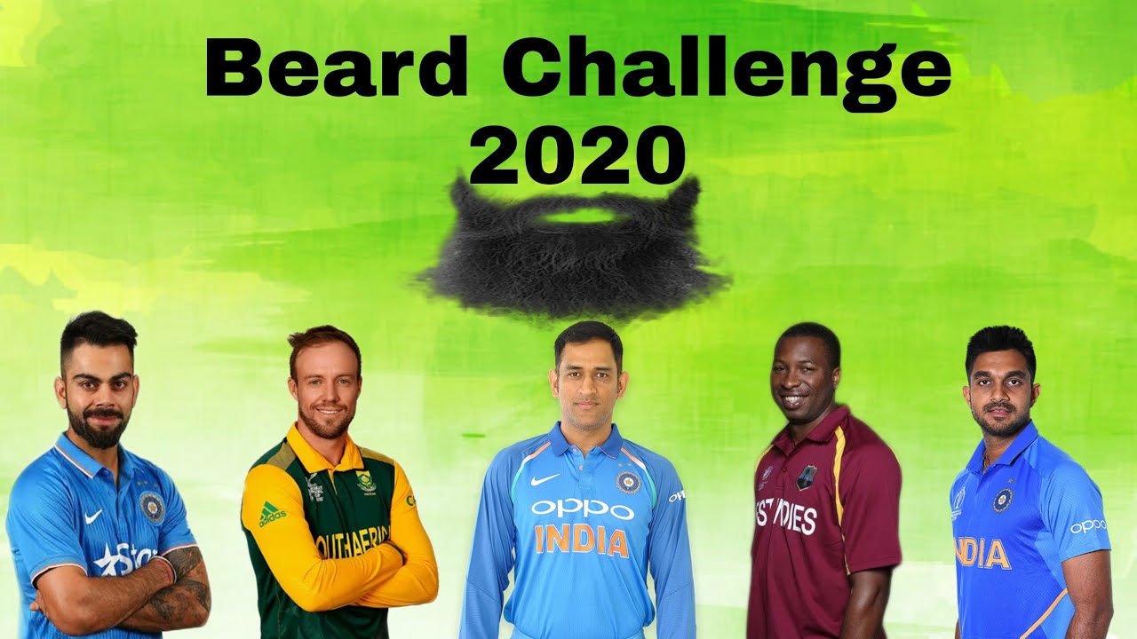 Break the Beard Challenge by Cricketers | 2020 - YouTube
