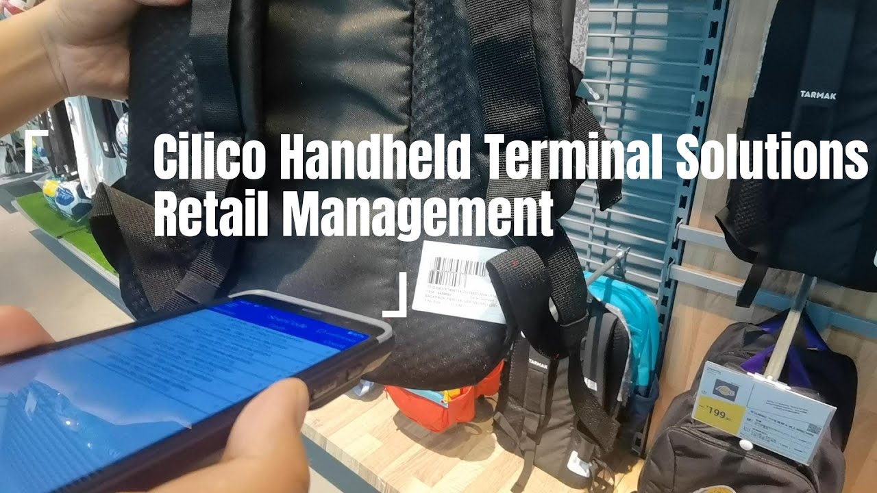 Cilico handheld terminal C80 Retail Management - YouTube