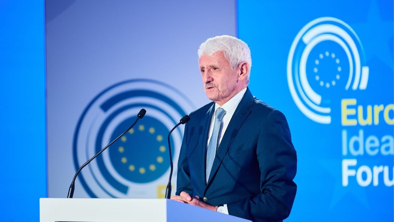 MC President Mikulas Dzurinda & EPP President Manfred Weber deliver ...