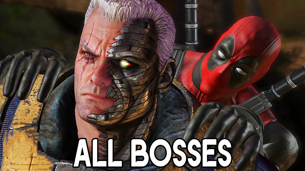 Deadpool - All Bosses / Boss Fights & Ending - YouTube