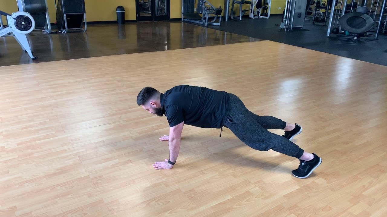 Static Push Up Retraction/Protraction (CORRECT FORM): myFit Personal ...