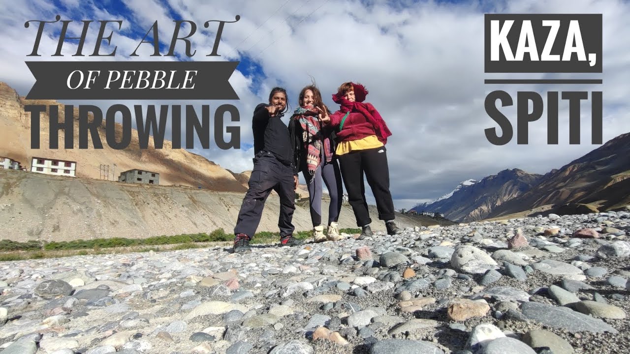 The art of pebble throw | Spiti Valley | Kaza adventure - YouTube