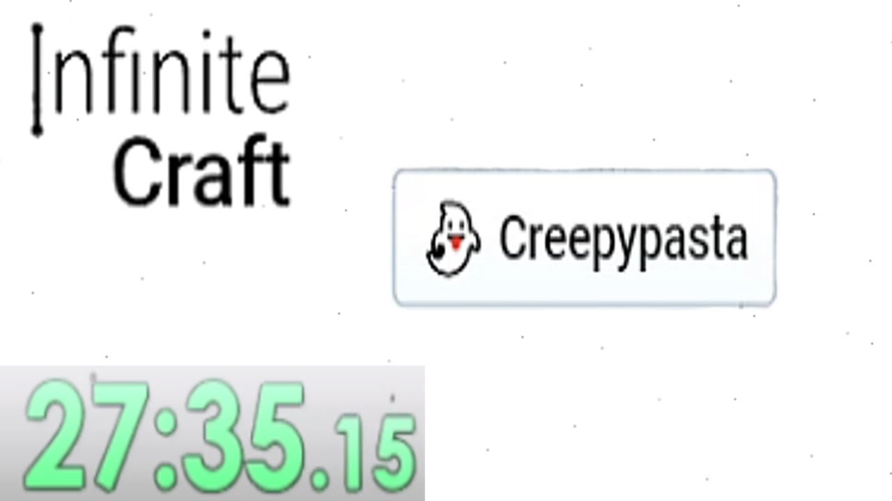 Infinite Craft: Speedrunning Creepypasta - YouTube