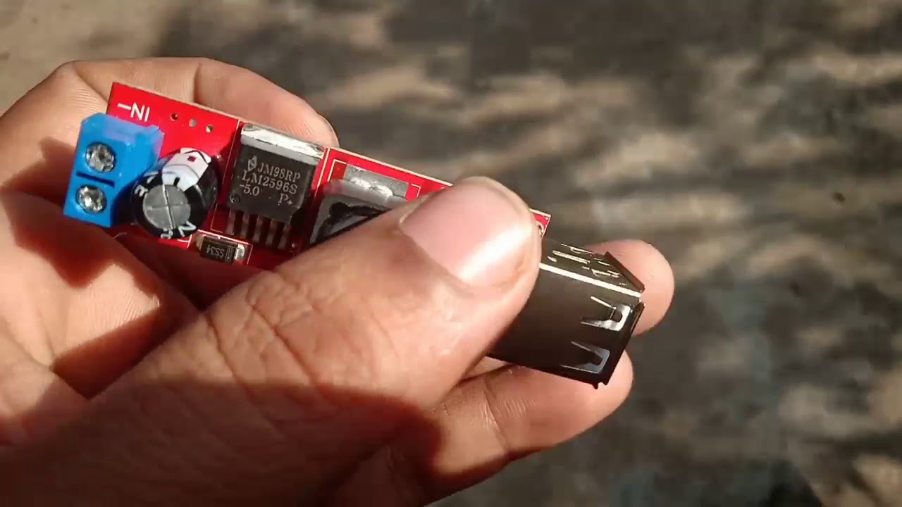 2 Smartphones charging DC to DC bug converter in one time - YouTube