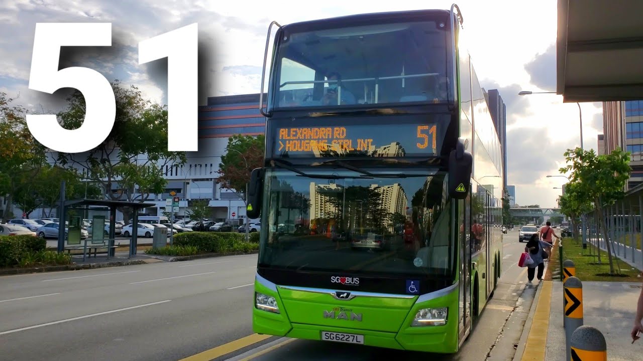 SBS Transit Bus Service 51 [MAN ND323F (Batch 5) Joyride] - YouTube