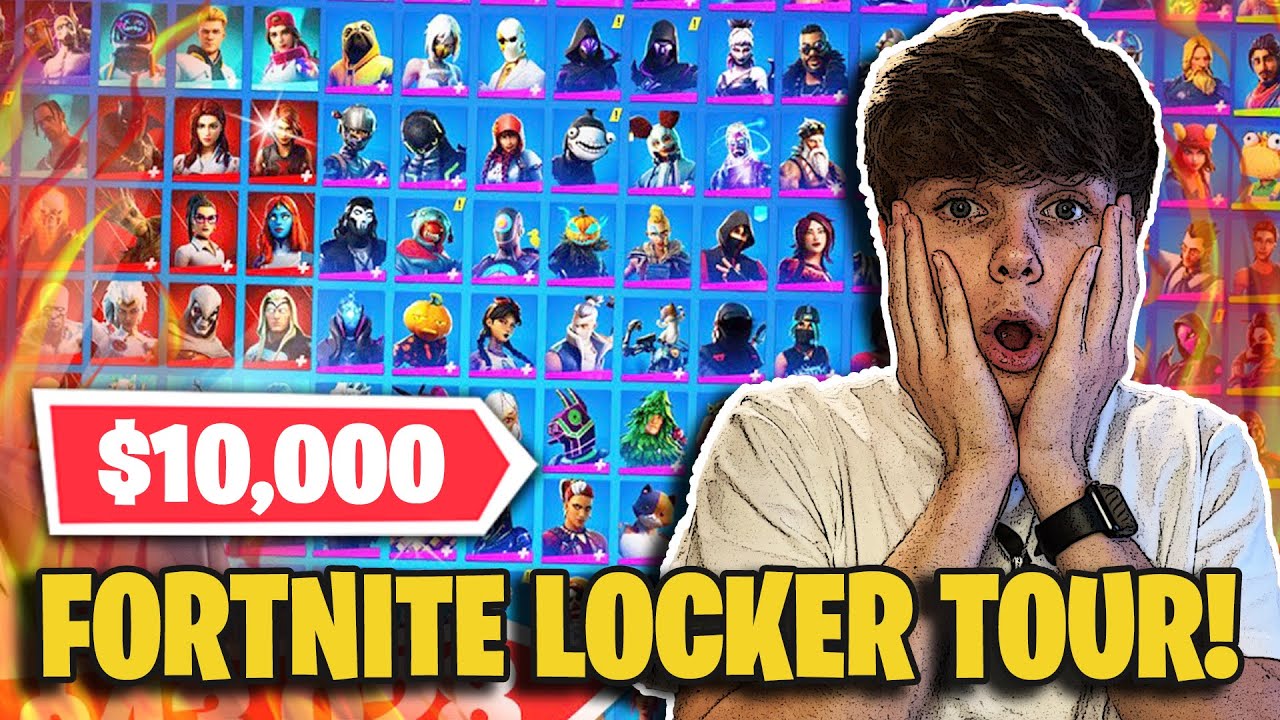 FORTNITE CHAPTER 4 RARE LOCKER TOUR! (RARE AND OG SKINS) - YouTube