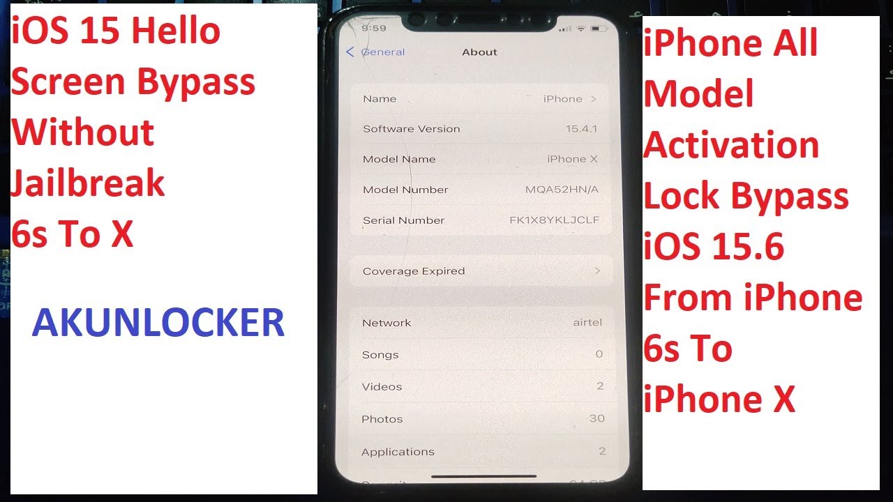 iCloud Bypass iOS 15 Hello Screen With Signal & Jailbreak | iRa1n ...