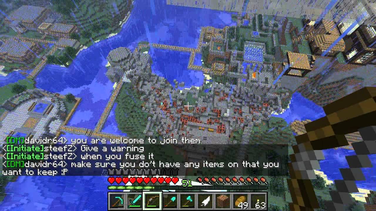 X463 - Minecraft - Tearing Down a Castle, the Ninja Way - YouTube