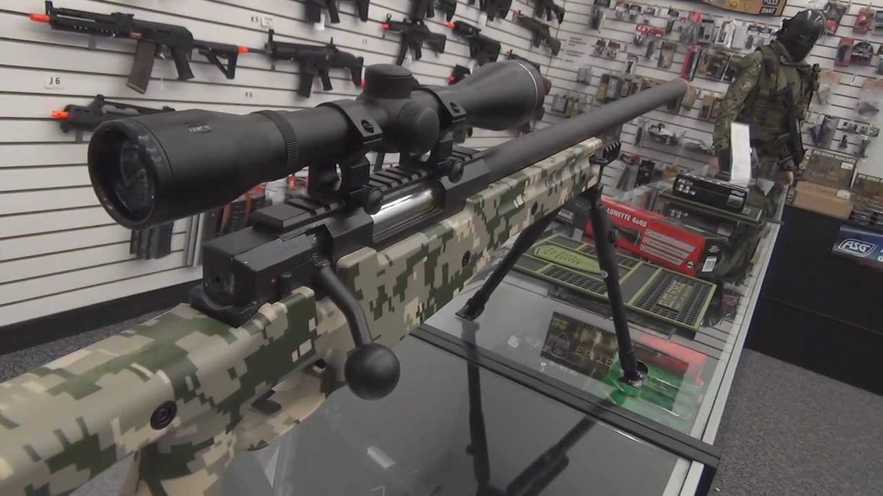 UTG Type 96 Shadow Ops Sniper Rifle Overview and Chrono Test, L96 ...
