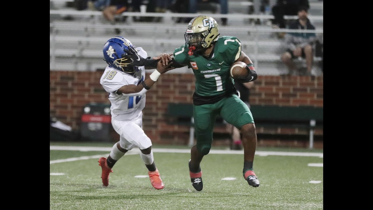 Catawba Ridge football defeats Indian Land in overtime - YouTube