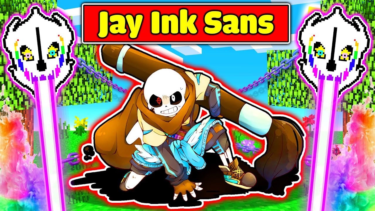 JAYGRAY SỞ HỮU THÀNH CÔNG SỨC MẠNH INK SANS 👨‍🎨🎨 TRONG MINECRAFT*JAY ...