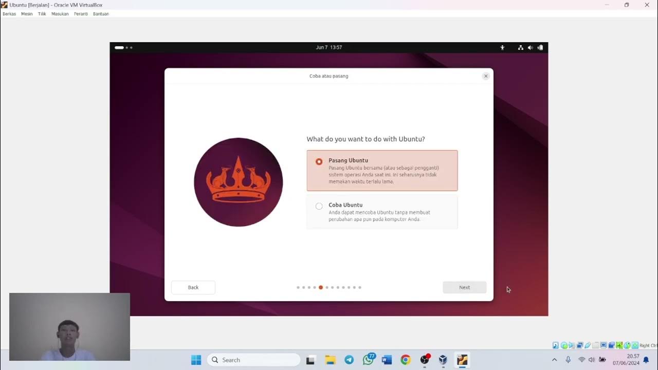 Tutorial Cara Menginstall Linux Ubuntu di Virtualbox - YouTube