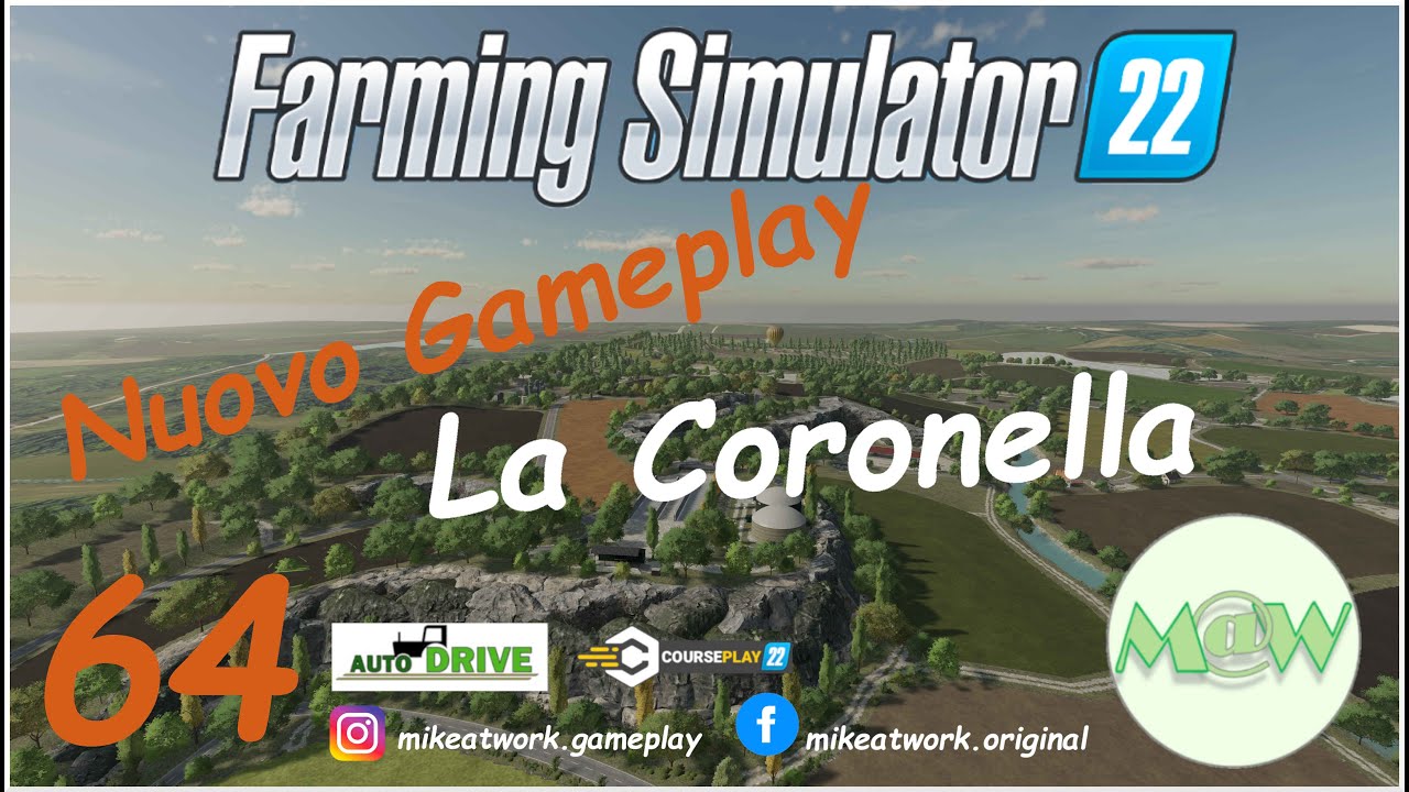 FS 22 La Coronella 64 🚜 "Tutto l'insilato va al Biogas" - YouTube