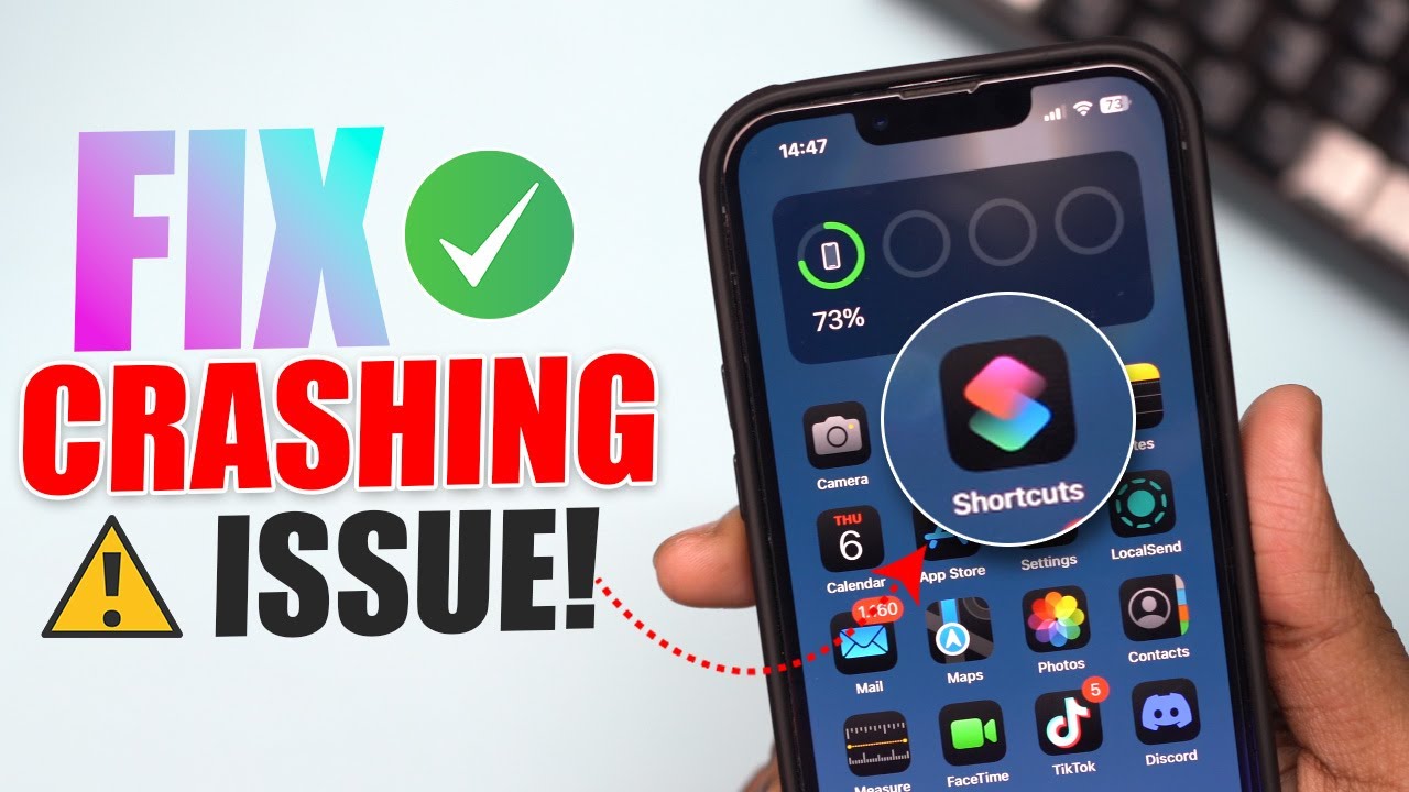 How to Fix Shortcuts App Crashing on iPhone | iOS Shortcut Not Opening ...