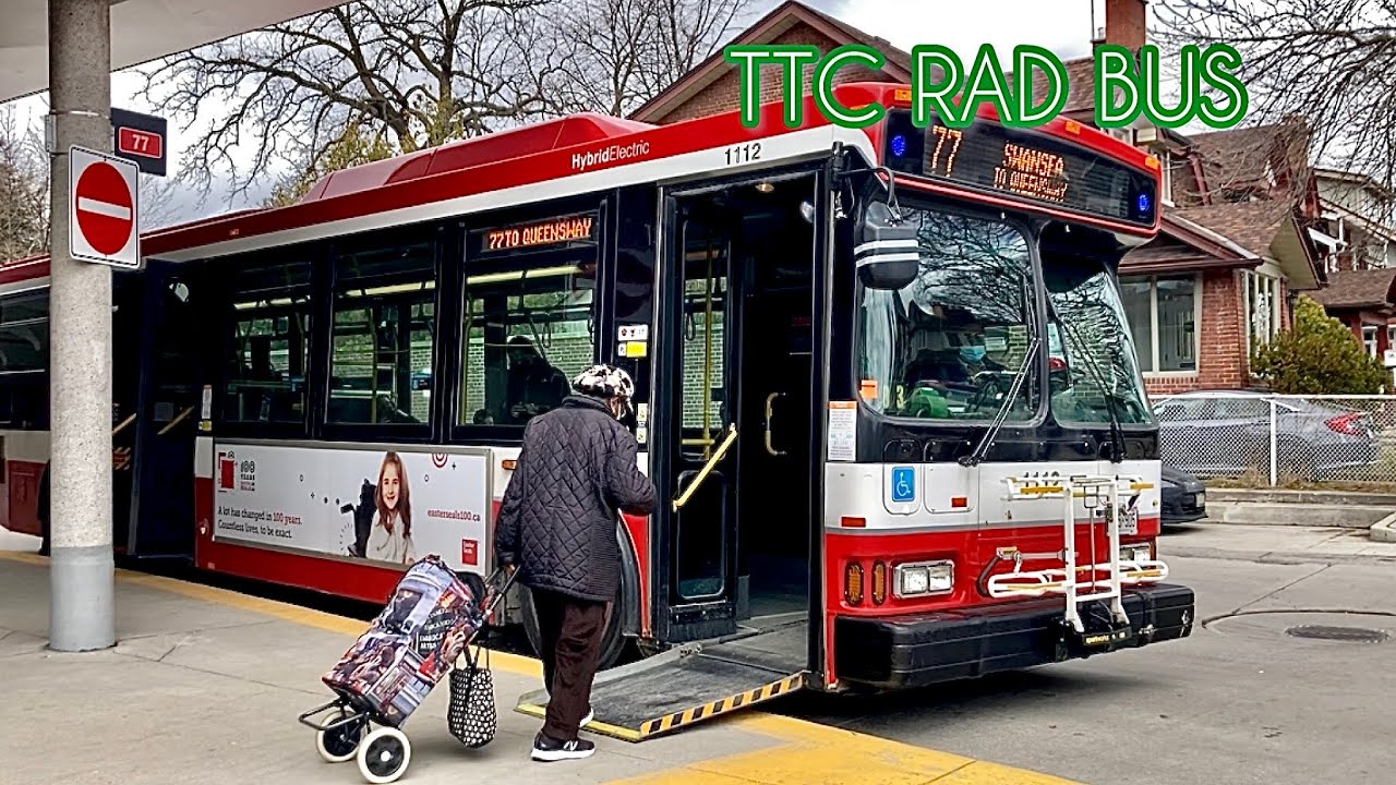 RAD TTC Bus 1112 on Route 77 4/9/2022 - YouTube