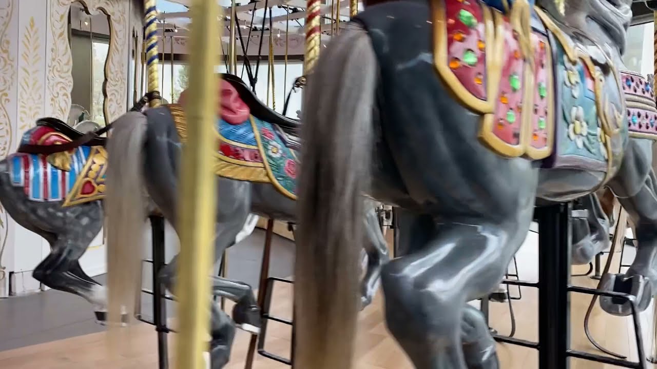 Spokane - Ride the Looff Carousel - YouTube