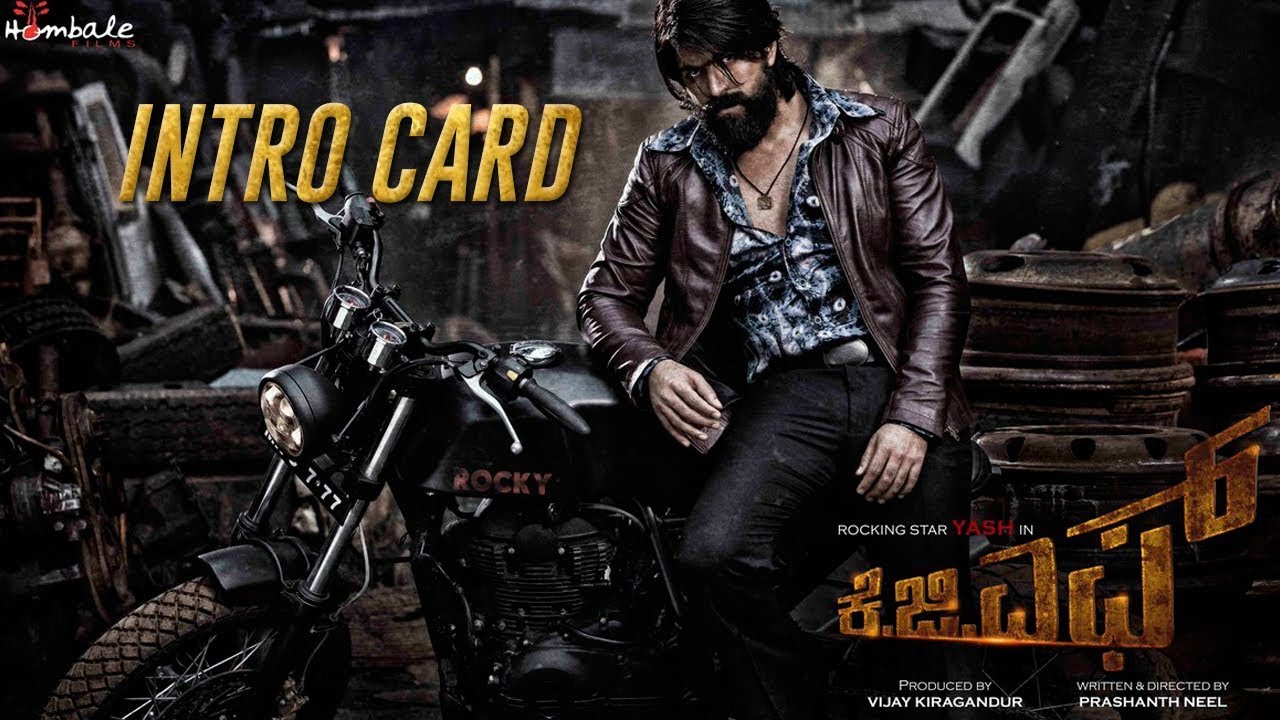 KGF - Intro Card - Intro Scene | Wild Rex - YouTube