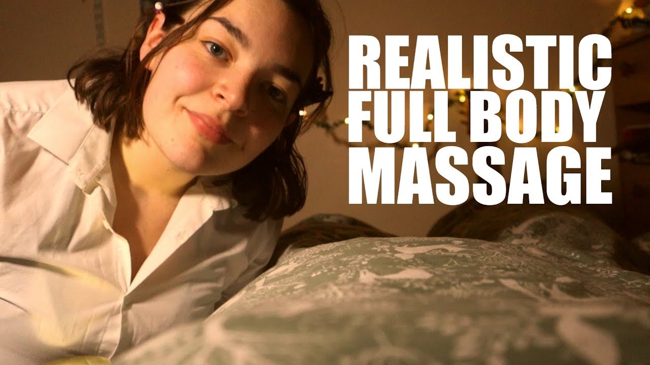 ASMR Realistic Full body Oil Massage at the Sleep Clinic - Hair ...