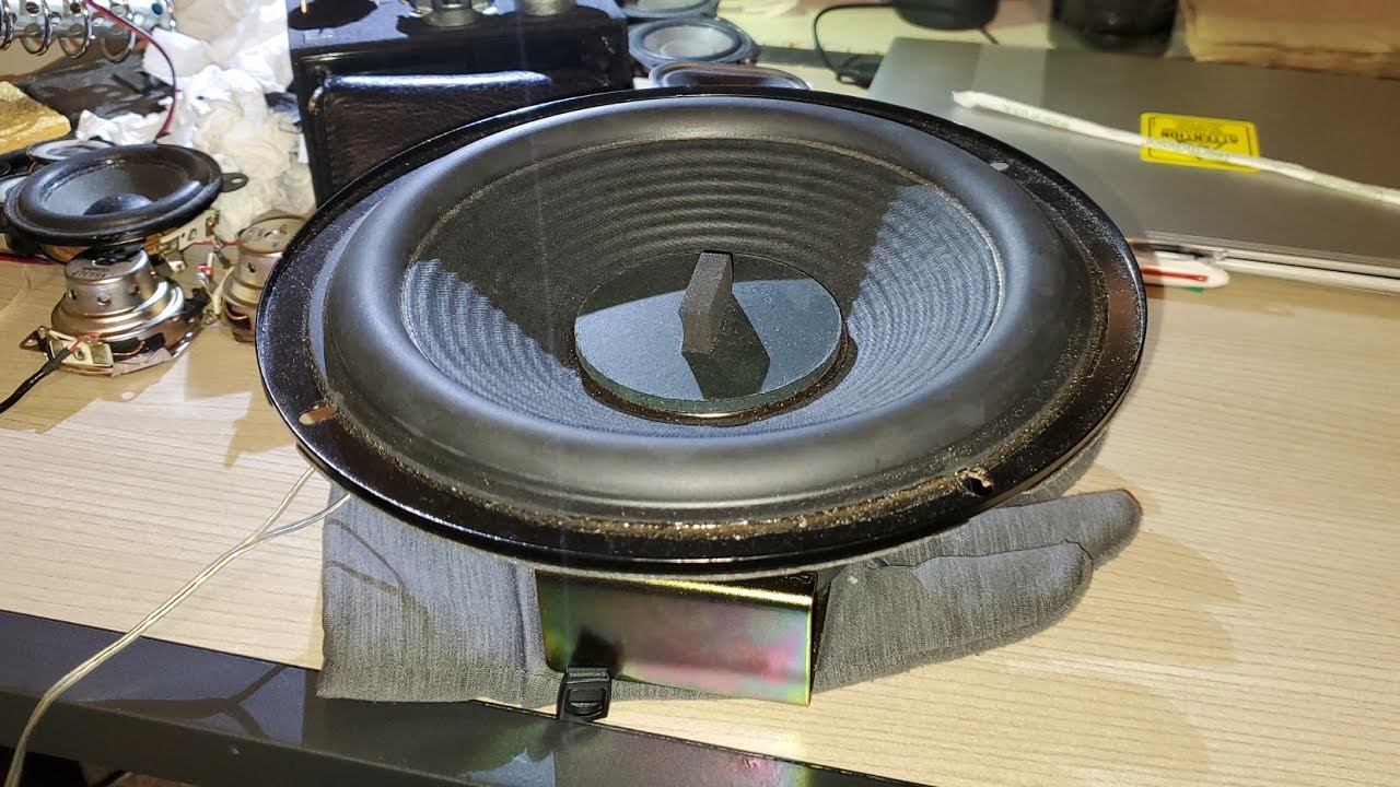 Sony 8 inch subwoofer test - YouTube
