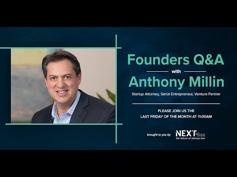 Founders Q&A with Anthony Millin; March 31st 2023 - YouTube