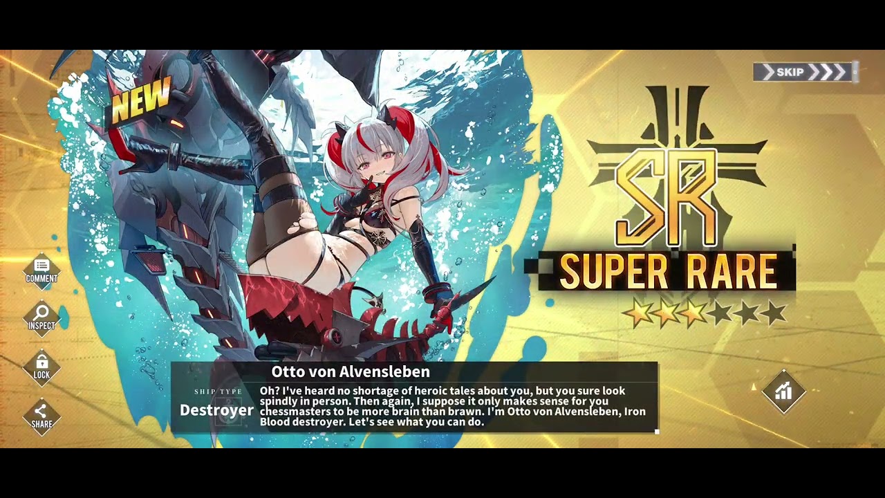 Let's play Azur Lane! Part 28: Pulling the new UR ship Bismarck Zwei ...
