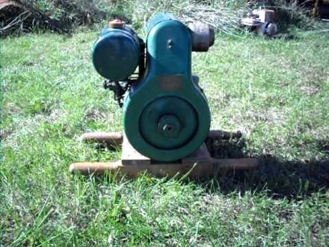 Nelson Bros. Model 3VSG Air-cooled Engine - YouTube