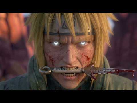 Minato Namikaze vs 1000 Hidden Stone Ninja (animation)