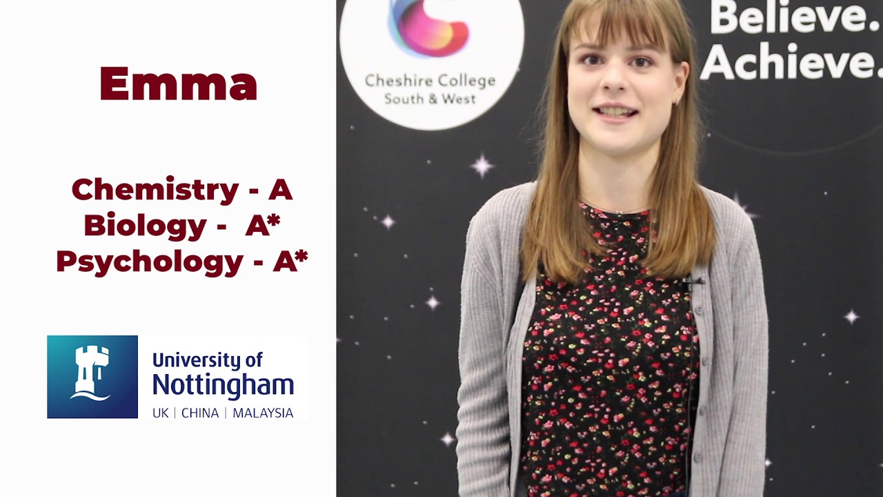 A Level Results Day 2019 - Emma - YouTube