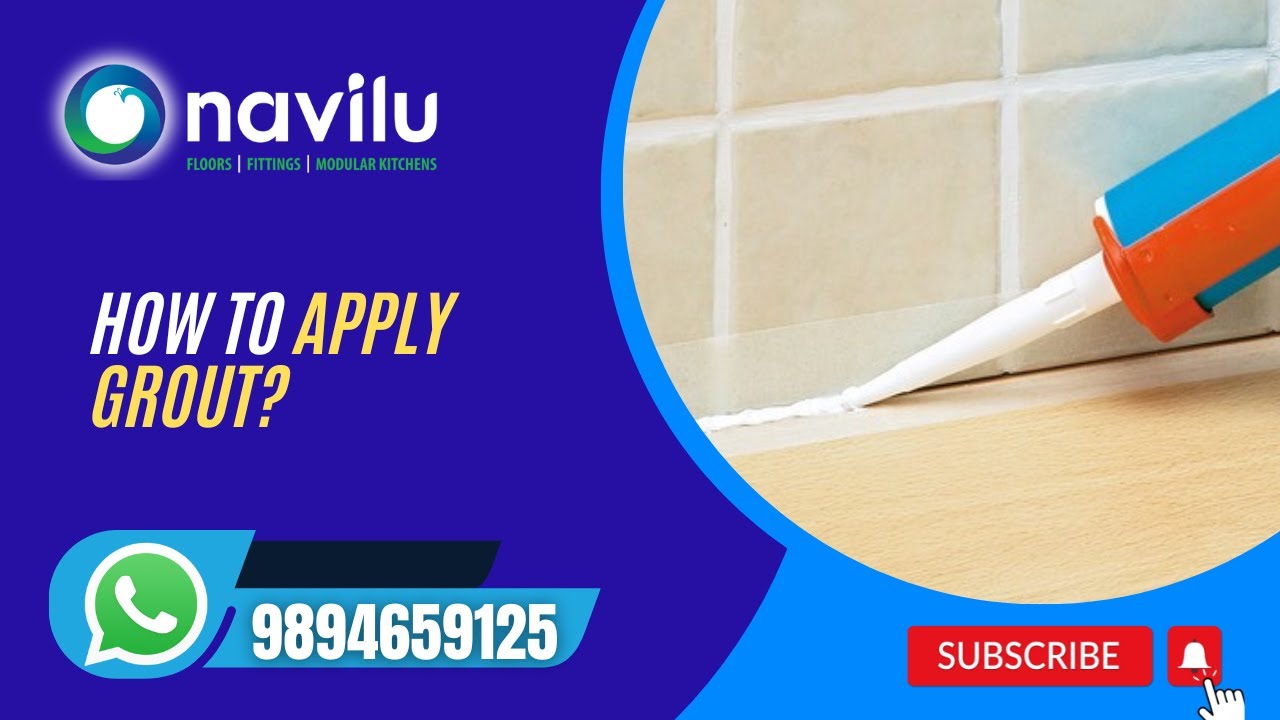 How to Get Perfectly Applied Grout Every Time | Navilu - YouTube