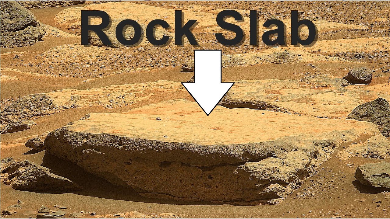 A concrete Made Rock Slab Looks Like From Earth Was Found On Mars By ...