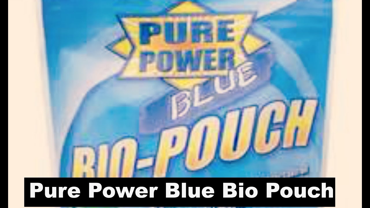 Pure Power Blue Bio Pouch l RVGlampingAdventures - YouTube