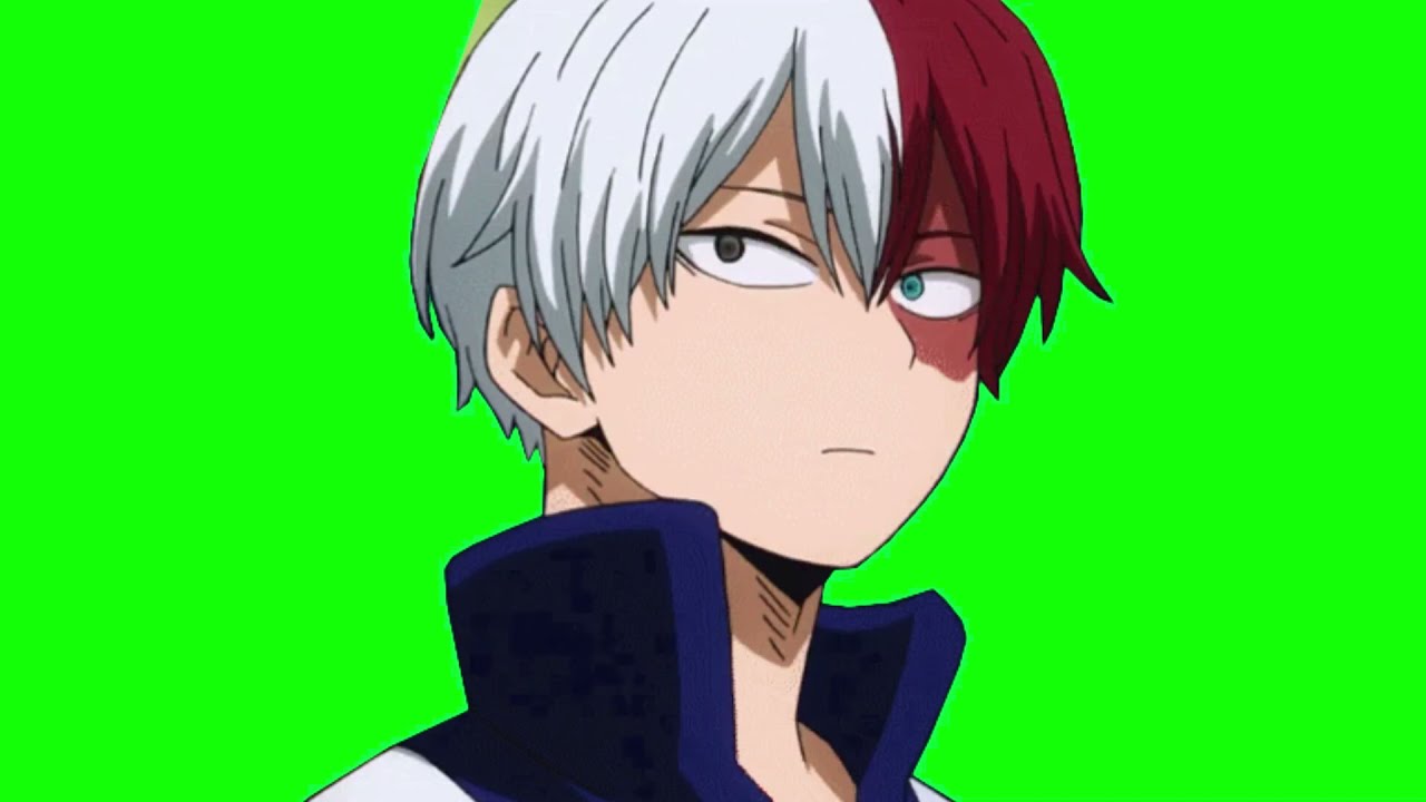 Todoroki My Hero Academia Anime Green Screen - Video Effect (HD ...