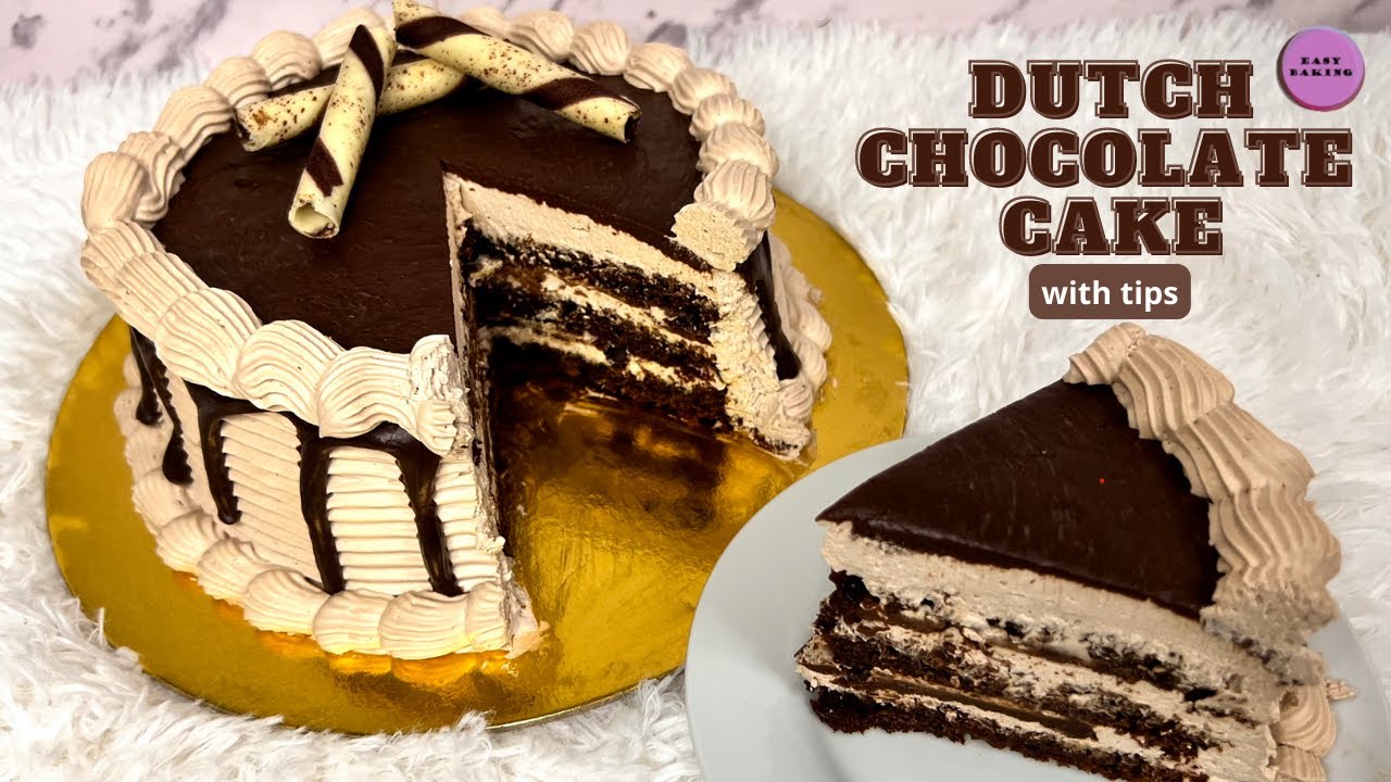 Dutch Chocolate Cake | Dutch Chocolate Cake Recipe | How To Make Dutch ...