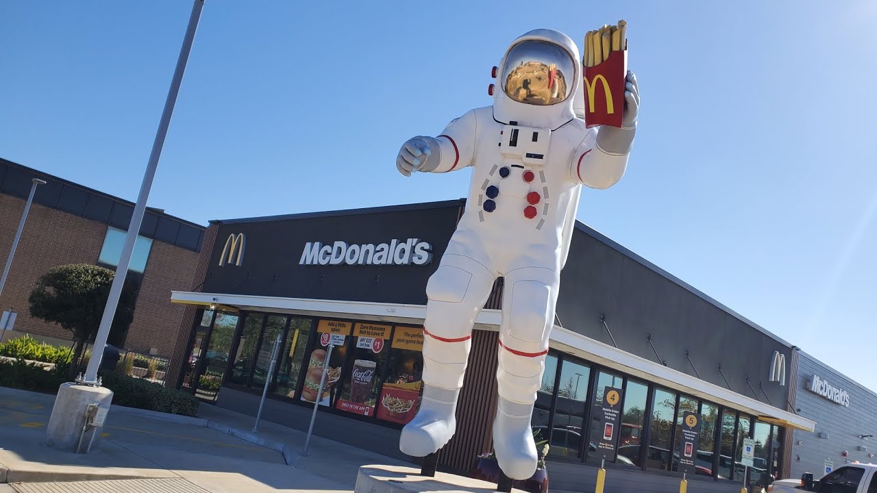NASA McDonald's Astronaut in Houston Texas "Out of This World" Burger ...