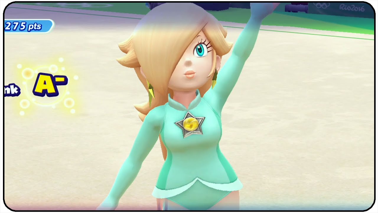 Mario & Sonic at the Rio 2016 Olympic Games - All Characters Rhythmic ...