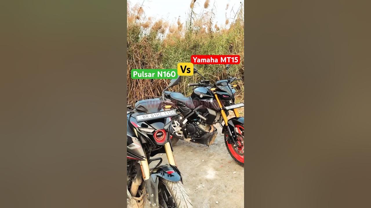 Pulsar N160 vs Mt15 🔥| Exhaust sound | yamaha MT15 vs Bajaj Pulsar N160 ️#pulsarn160 #yamahamt15 ...