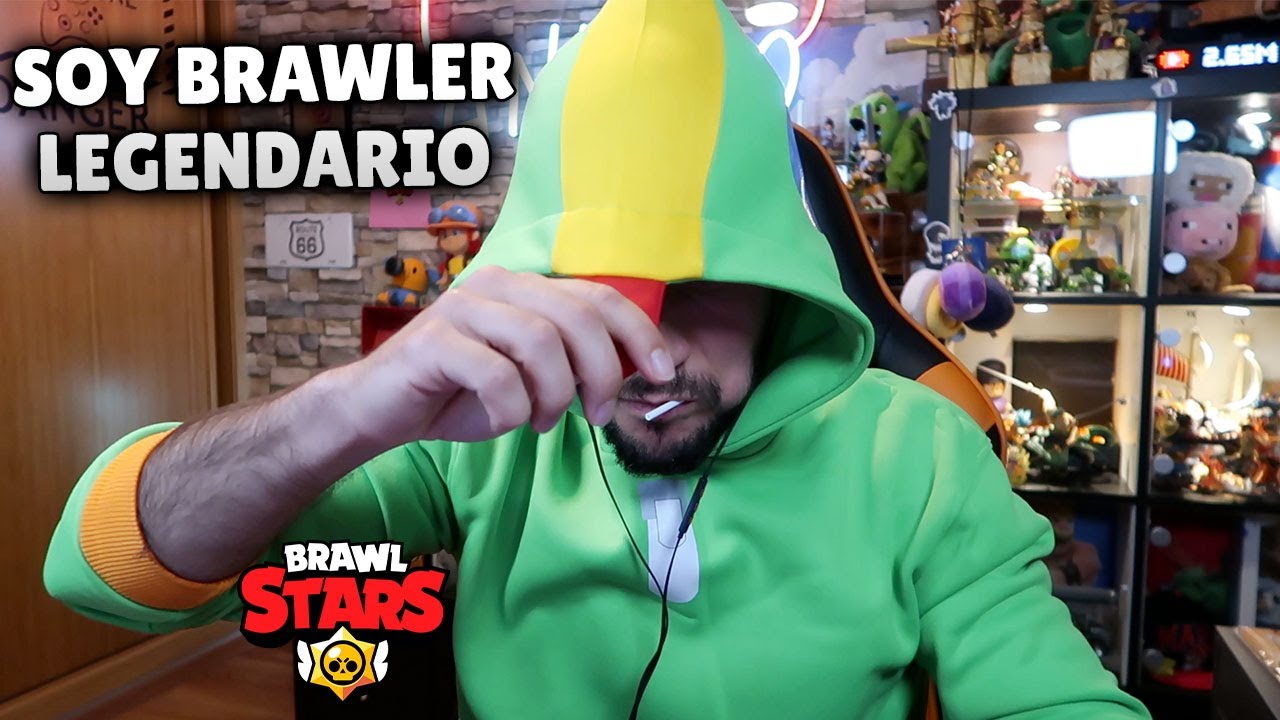 SOY LEON POR UN DíA - LEGENDARIO BRAWL STARS - YouTube