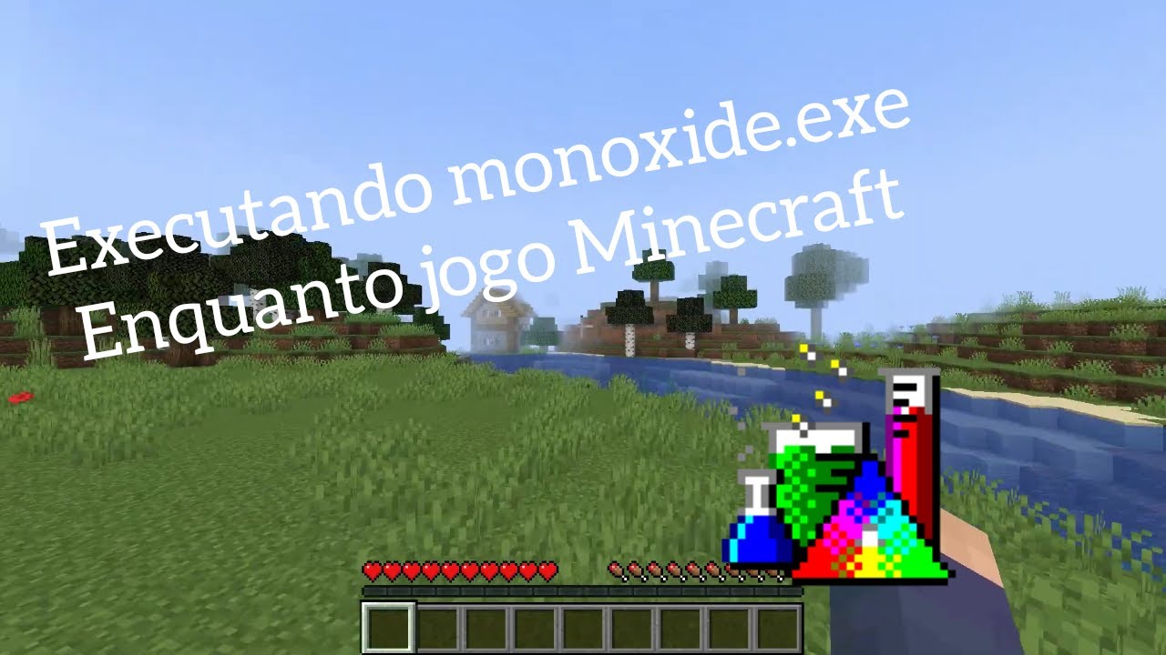 Executando monoxide.exe enquanto jogo Minecraft. - YouTube