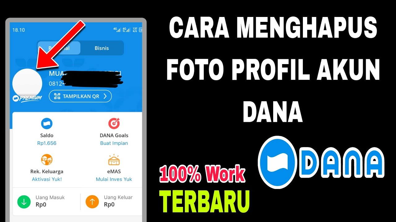Cara Menghapus Foto Profil Akun Dana Terbaru - YouTube