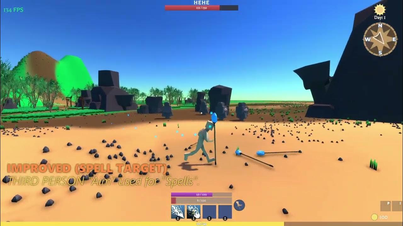 Unity Game Mini RPG Devlog: Interact + Spell imrpovement. - YouTube